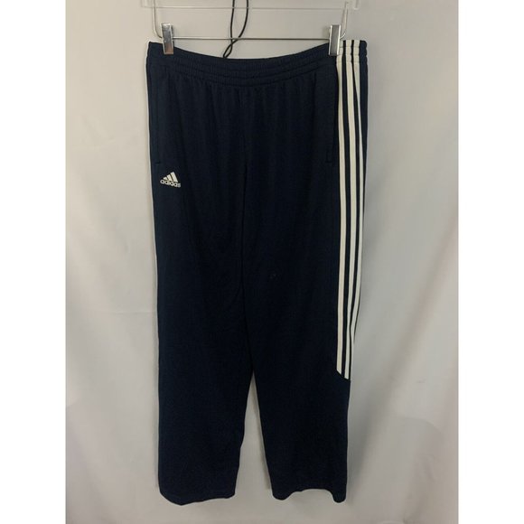 adidas | Pants | Adidas Sample Team Performance L Mens Navy Striped ...